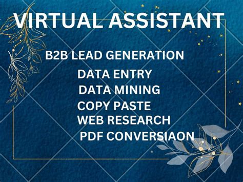 A Data Entry Data Mining Virtual Assistant Microsoft Office Copy