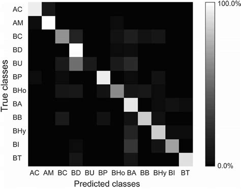 Confusion Matrix In Species Class Experiment By Xception Bright Color Download Scientific