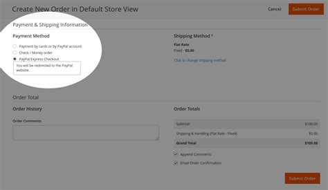 Magento 2 No Paypal Payment Methods In Admin New Order