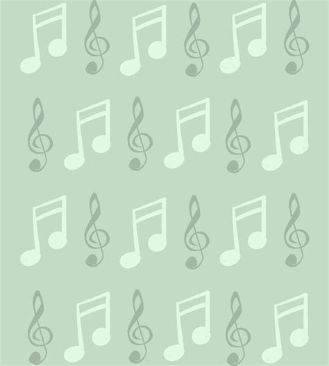 Music Notes Pattern Musicality And Treble Clef