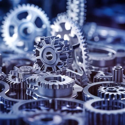 Premium Ai Image Stainless Steel Gear