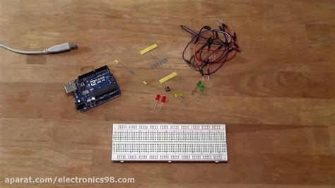 آموزش ساخت چراغ راهنمایی و رانندگی توسط برد آردوینو