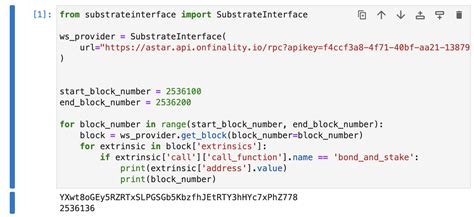 Query Dapp Staking Extrinsics And Participating Addresses With Python