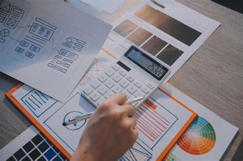 premium photo ux ui design process for modish mobile application and