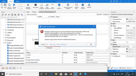Assignment 2 Runtime Execution Error Academy Feedback Uipath