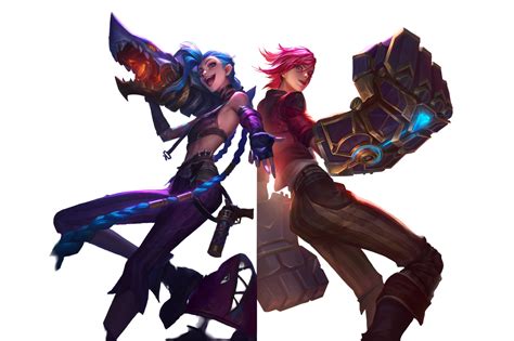 Jinx Vi League Of Legends Render 1 By Bendableversus On Deviantart