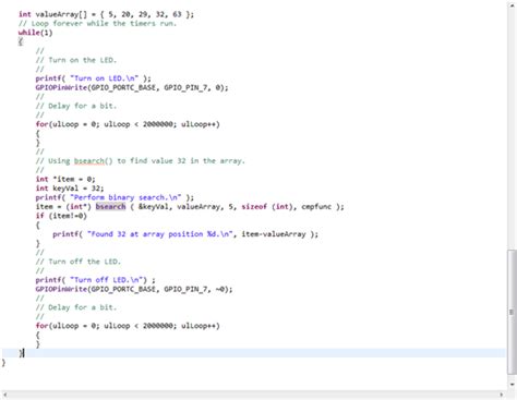 Concerto Stdlib Function Bsearch Crashes After Upgrade Of The Arm Compiler Tools C2000