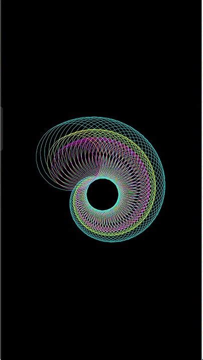 Amazing Spiral 🤩 Animation In Pythonshortscodingpythonpythonturtle