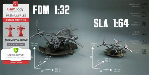 Vertibird Fallout 3d Models Stl Files Gambody