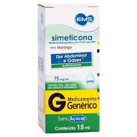 Simeticona Genérico Ems 75mg Gotas 15ml Coop Drogaria