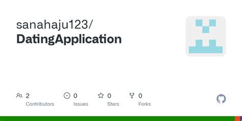 Github Sanahaju Datingapplication