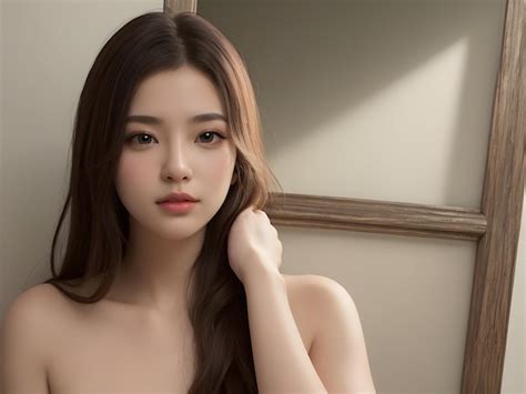 Premium Ai Image 3d Rendering Cutee Woman Ai Generative