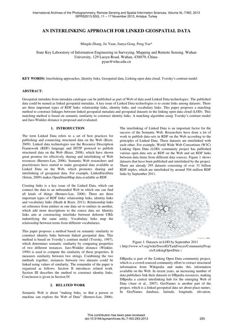 pdf an interlinking approach for linked geospatial data