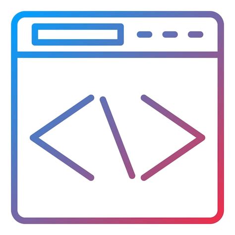 Premium Vector Vector Design Coding Icon Style