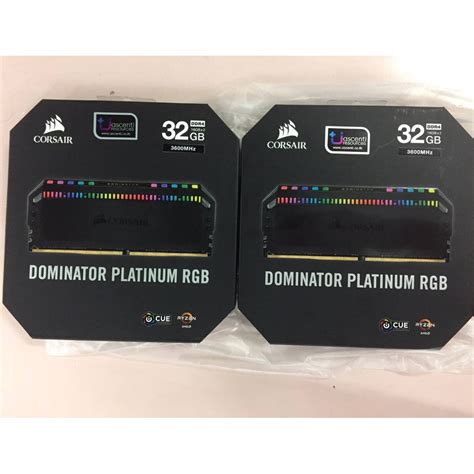 Ram Corsair Dominator Platinum Rgb Ddr4 Bus 3600 32gb 16gbx2 Cmt32gx4m2z3600c18 Shopee