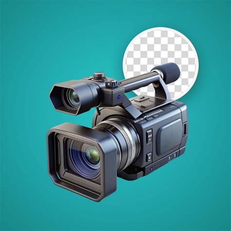 Реалистичная камера с прозрачным фоном Премиум Psd Файл