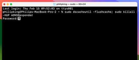 How To Flush The DNS Cache On A Mac