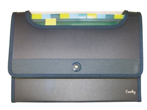 Croxley Concertina File 12 Division Each Blue