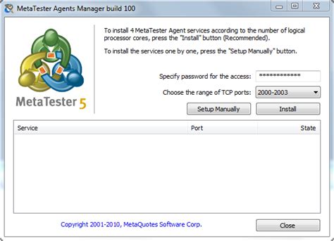 Ideology Of The Metatrader 5 Trading Strategy Tester Agents Easy Trading Strategy General