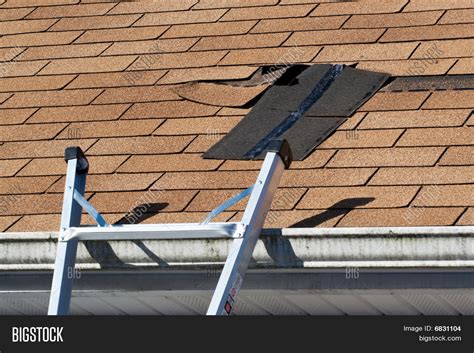 Damaged Roof Shingles Image And Photo Free Trial Bigstock