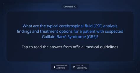 What Are The Typical Cerebrospinal Fluid Csf Analysis Findings And Treatment Options For A