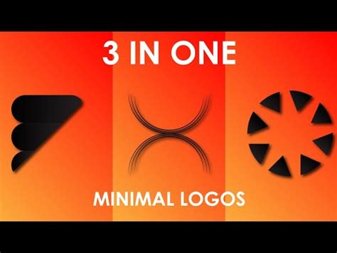 3 Easy Minimal Logos In Adobe Illustrator Quick Logo Design Tutorial
