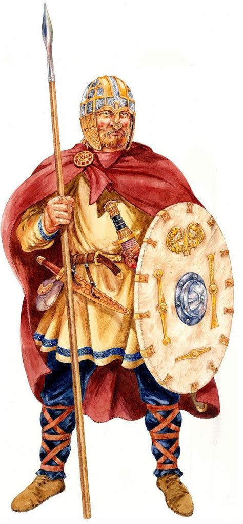 Saxon Warrior By David Hobbs Anglo Saxons Pinterest Warriors And