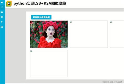 python基于lsb算法与rsa算法的信息隐藏算法实现 django 用vscode的python模块实现rsa lsb的隐写app 界面