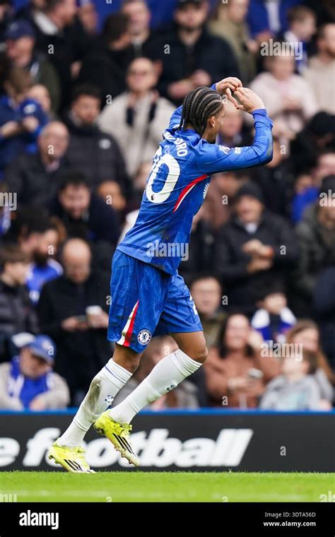 João Pedro Of Chelsea Celebrating His Goal To Make It 1 0 During The