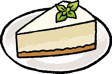 음식 일러스트 소재 희귀 치즈케이크의 손으로 그린 벡터 일러스트레이션 건강에 좋지 않은 음식에 대한 스톡 벡터 아트 및 기타