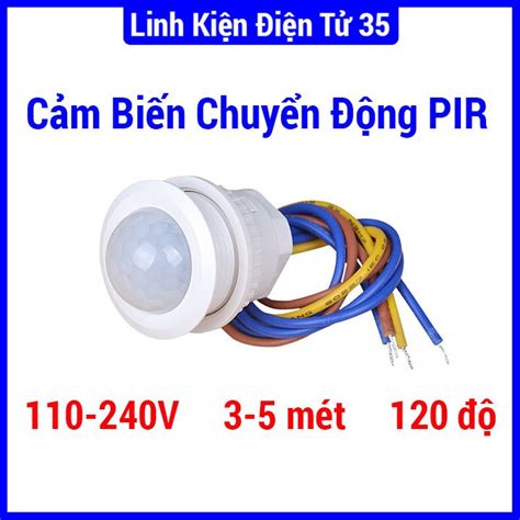 Cảm Biến Chuyển động Pir Hồng Ngoại Phát Hiện Cơ Thể Người Bật Tắt đèn Nhỏ Gọn Dễ Lắp đặt
