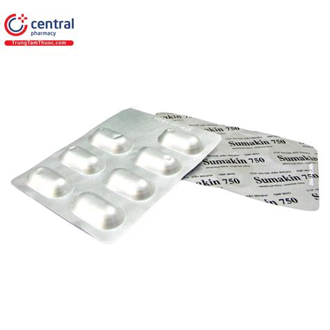 ChÍnh HÃng Thuốc Sumakin 750 điều Trị Các Bệnh Nhiễm Khuẩn