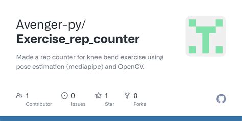Github Avenger Py Exercise Rep Counter Made A Rep Counter For Knee