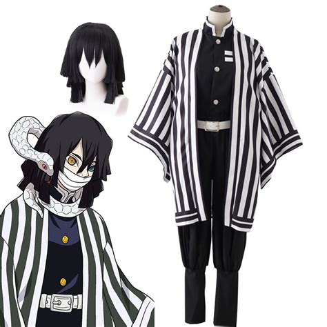 Demon Slayer Anime Cosplay Costume Iguro Obanai Kimetsu No Yaiba