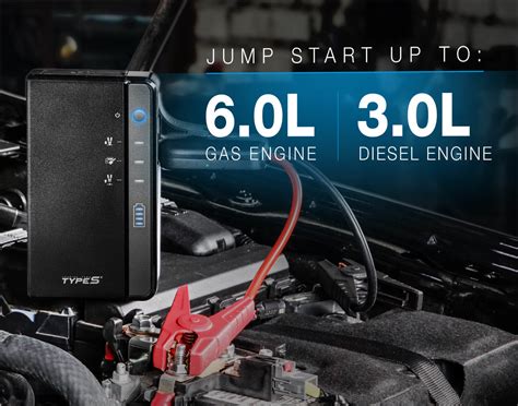 Type S Jump Starter Power Bank