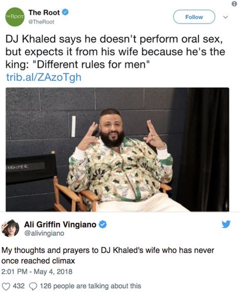 Dj Khaled Men Should Never Give Oral Sex Were Kings The Hollywood