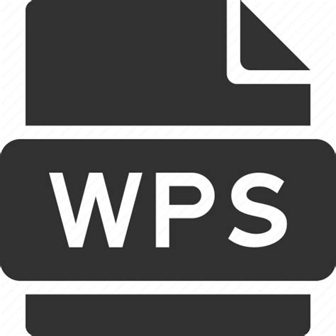 File Format Extension Type Suffix Wps Icon Download On Iconfinder