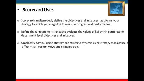 Obiee Scorecard 2014 11 21 12 49 Youtube