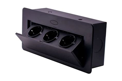 Каталог Меблева фурнітура Меблеві заглушки Меблеві розетки Dc Блок врізний на 3