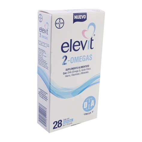 Elevit 2 Omegas Caja C 28 Capsulas Farmatodo En Linea