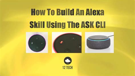 Build An Alexa Skill Using The Ask Cli Youtube