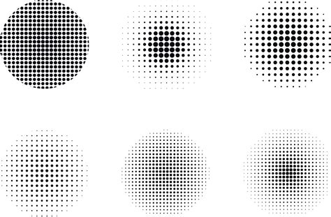 Halftone Dots Circle Pattern Effect 29736990 Vector Art At Vecteezy