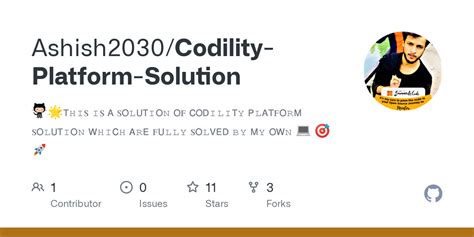 Github Ashish2030codility Platform Solution Octocat🌟ᴛʜɪꜱ ɪꜱ ᴀ ꜱᴏʟᴜᴛɪᴏɴ ᴏꜰ ᴄᴏᴅɪʟɪᴛʏ ᴘʟᴀᴛ