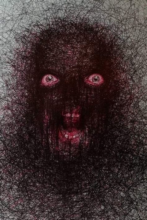 10 Horrific Pencil Art That Will Keep You Up At Night Horror Drawing