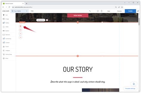How Do I Convert My Multipage Website Builder Site Into A One Page