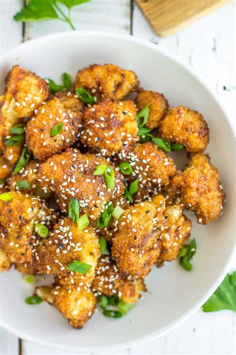 Crispy Teriyaki Cauliflower Vegan Vegetarian Sustainable Cooks