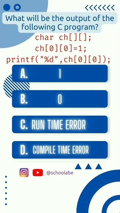 c programming mcq series 9 youtube