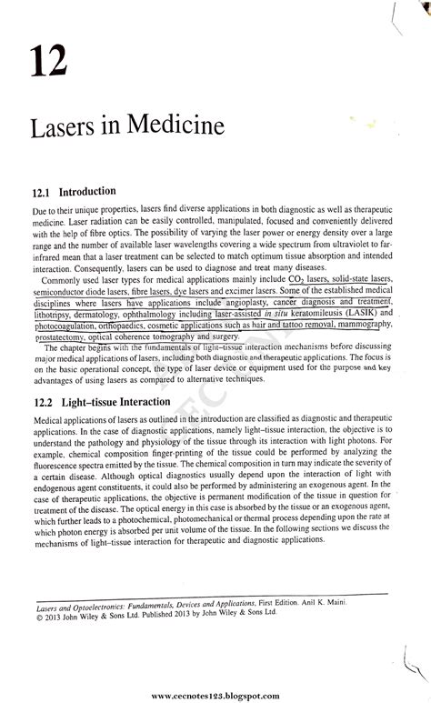 OPTICAL INSTRUMENTATION Module 6 Part 2 Optical Instrumentation CEC UNIT CEC UNIT