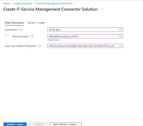 It Service Management Connector In Log Analytics Azure Monitor Microsoft Learn
