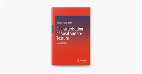 ‎characterisation Of Areal Surface Texture On Apple Books